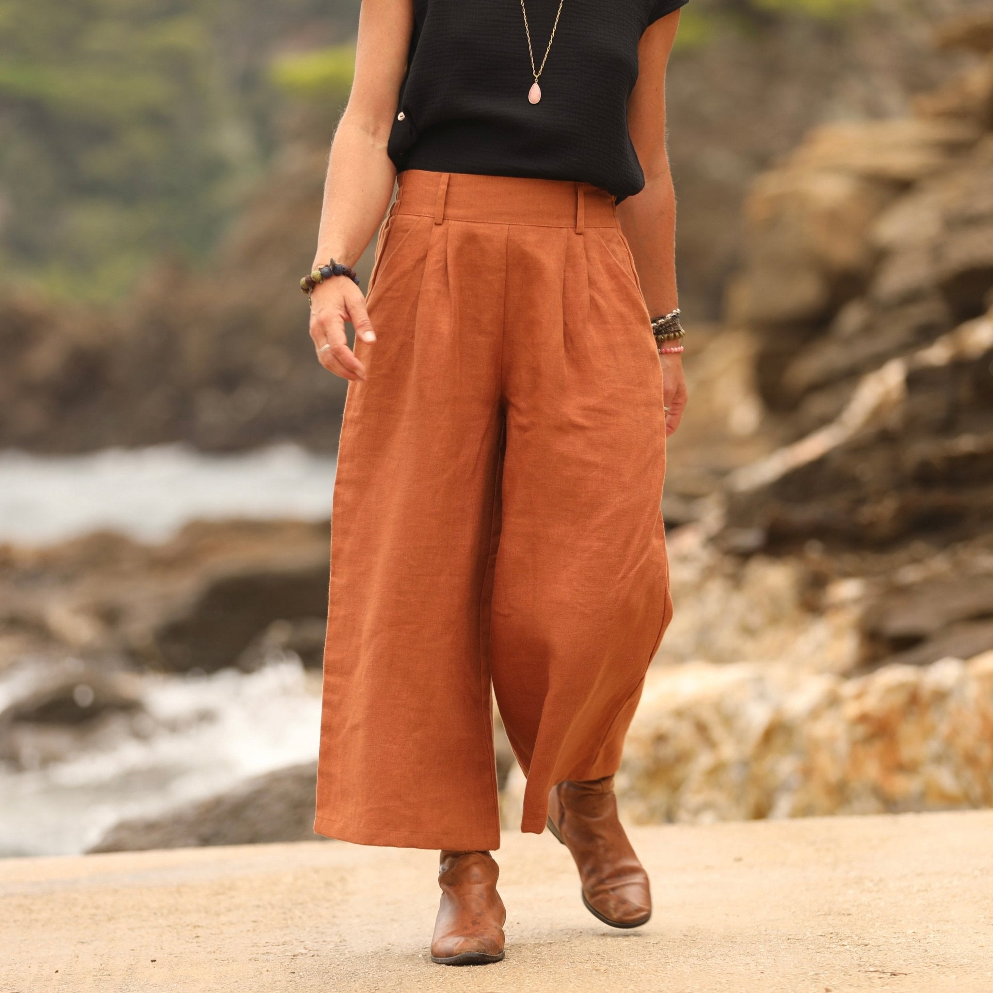 Jupe-culotte Margot – Élégance fluide et confort made in France ...