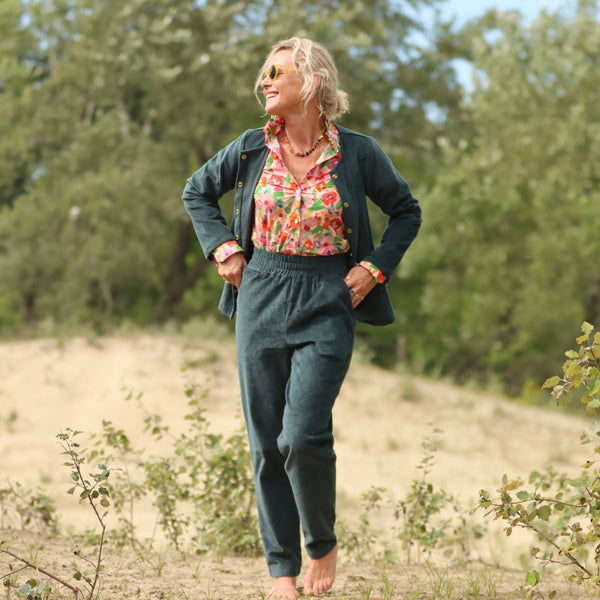 Pantalons Pantalon Marcus - jean coton noir - Quintessence